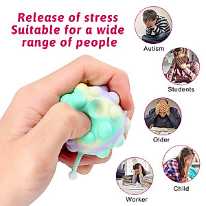 30 Pack Animal Pop Balls Party Favors for Kids,3D Pop Balls Its Fidget Toys,Birthday Gifts for Boys & Girls,Goodie Bag Stuffers,Pinata Stuffers Filler,Carnival Prizes,Treasure Box Toys,Kids Prizes