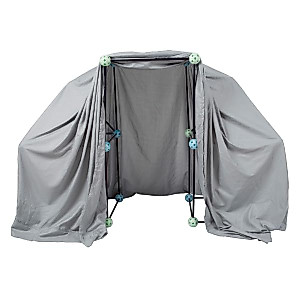 60-Piece Fort Building Kit for Kids - Build and Play Kit for Indoor and Outdoor Use - For Boys and Girls Ages 3 and Up