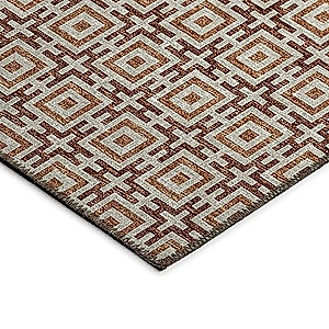 Dalyn Rugs Indoor/Outdoor Marlo MO1 Red Washable 8' x 10'