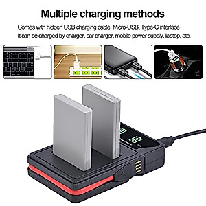 Pickle Power Battery and Charger Set Replacement for Nikon EN-EL5 ENEL5 MH-61 and Nikon CoolPix P3 P4 P80 P90 P100 P500 P510 P520 P530 P5000 P5100 P6000 Coolpix 3700 4200 5900 7900 S10
