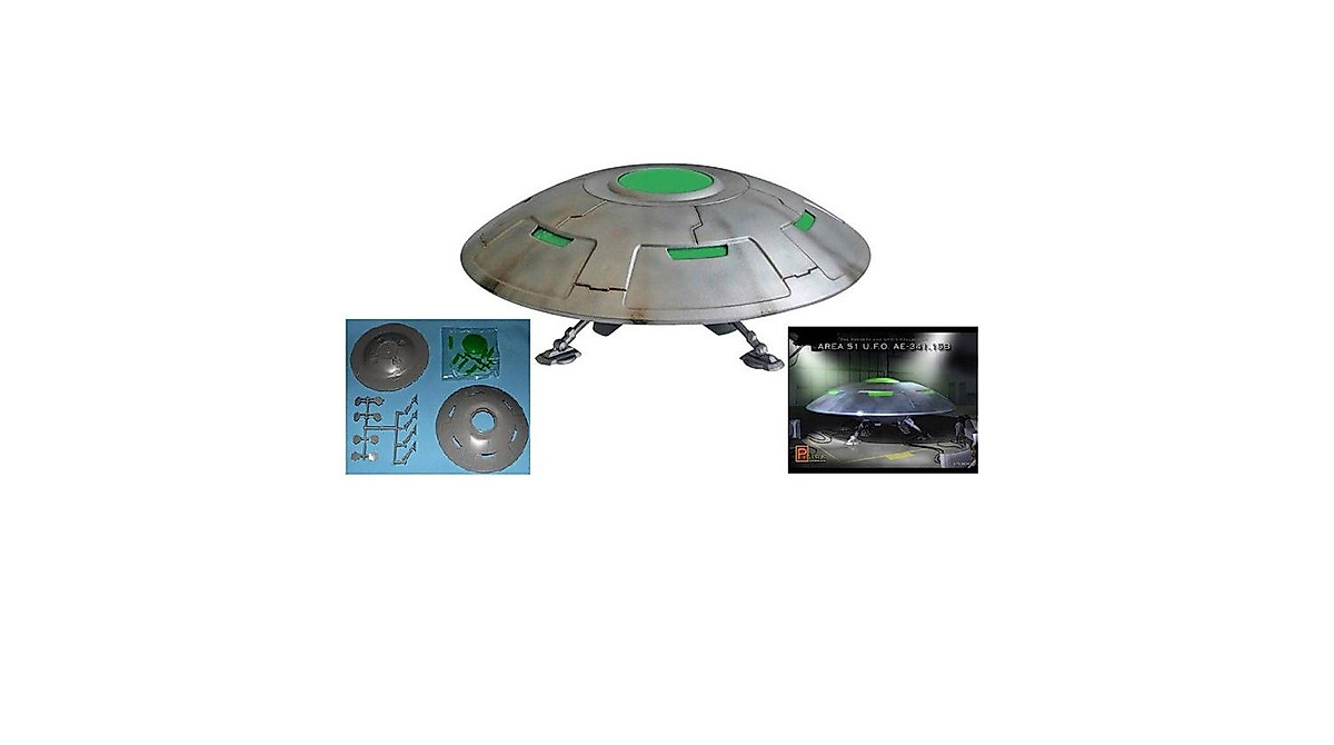 Experience the Pegasus Hobbies Area-51 UFO Model Kit - 1:72 Scale