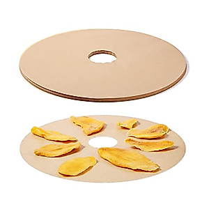 AIEVE Dehydrator Parchment Paper Compatible with Nesco Dehydrator, Non-stick Round Food Dehydrator Sheets Fruit Dehydrator Mats Compatible with Nesco Food and Jerky Dehydrator NESCO Snackmaster