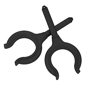 Alomejor 2 Pcs Boat Oar Lock Marine Rowlock Horn Side Mount for Oars Rod and Fishing Rod Support Bracket for Sea Fishing Boating