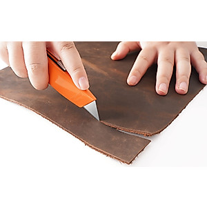 DIYSELF 1 Pack Box Cutter Retractable | Utility Knife Box Knife Retractable with 10 Blades | Exacto Knife Razor Knife | Box Opener for Cardboard, Carton | Cutter Knife | Cuchillas de Trabajo (Pink)