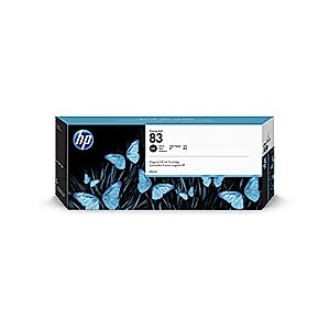 HP 83 C4940A UV Ink Cartridge for DesignJet 5000 series, 680ml, Black