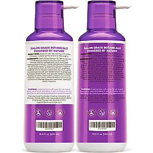 Purple Shampoo and Conditioner Set - Sulfate Free Toner for Grey, Bleached, Silver and Blonde Hair - No Brass or Yellow Highlights - Moisturizing Salon Grade