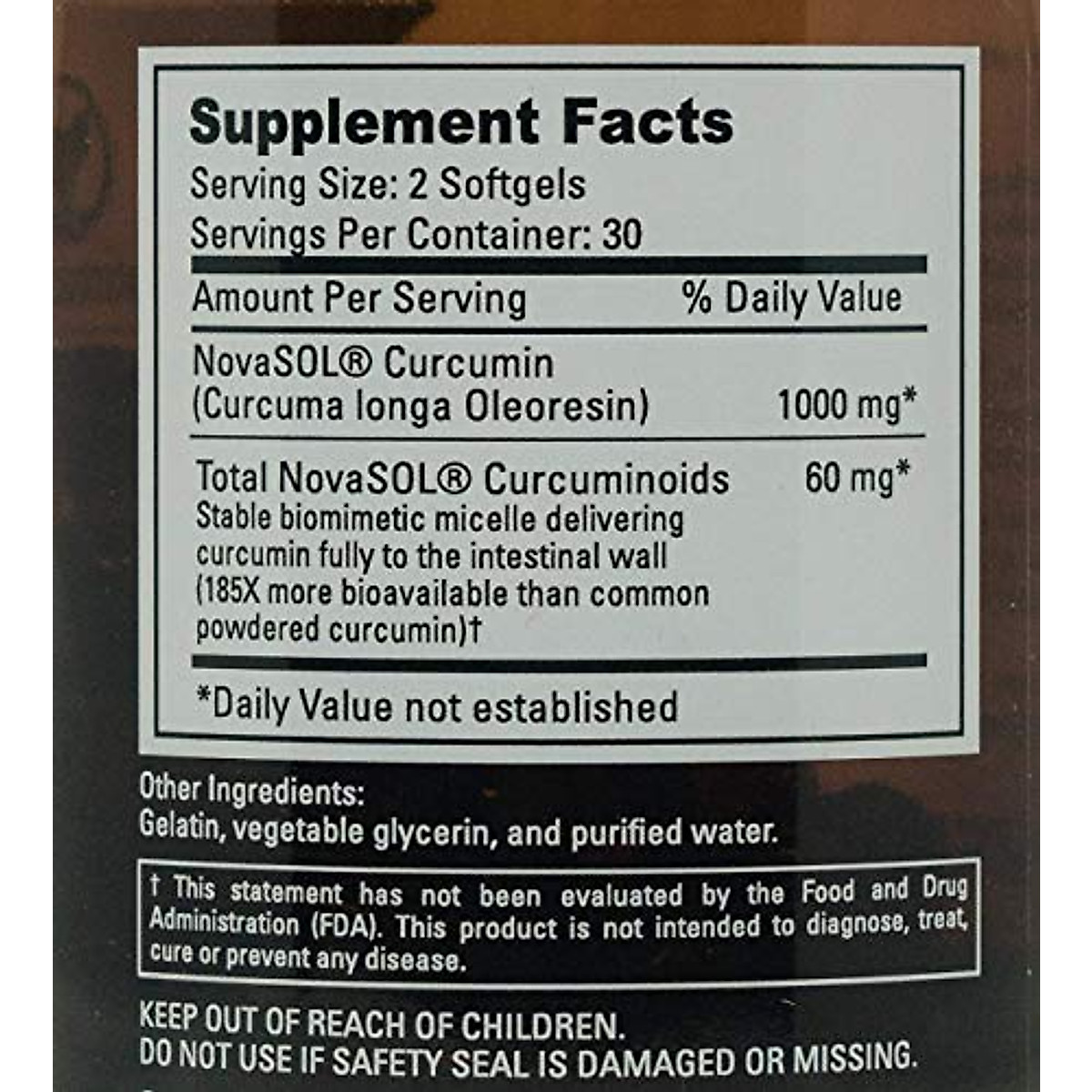 OptimaEarth Liquid Gold Curcumin with NovaSOL - Enhanced Absorption Turmeric Supplement - Supports Joint and Immune System Health - 185x More Bioavailable Than Traditional Curcumin Products
