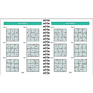 Brain Games - Large Print Sudoku Puzzles (Green)