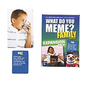 WHAT DO YOU MEME? Family Edition Expansion Pack #1 – Designed to be Added to The Core Family Party Game