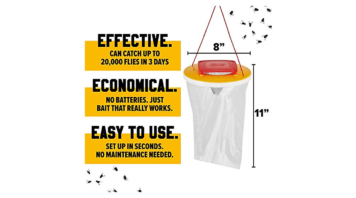 Effective Redtop Flycatchers - Non-Toxic Disposable Traps