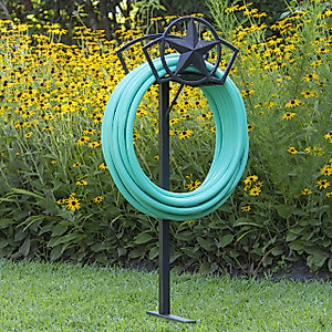 Liberty Garden Products 117-KD Star Hose Stand, Black