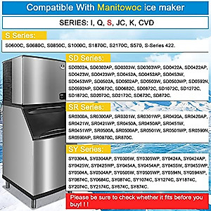 000009123 IH9123 33129026 Water Inlet Valve Assembly for Manitowoc ice Machines, 120V 60Hz 5W fits for I, IB, S, SD, JC, QR, SD and K Series ice Machines Parts