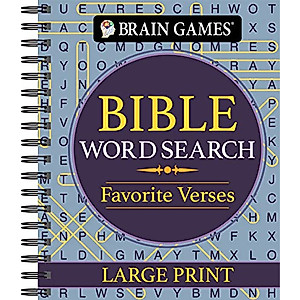 Brain Games - Bible Word Search: Favorite Verses - Large Print (Brain Games Large Print)