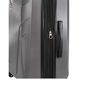 Samsonite Frontier Spinner Unisex Small Black Polycarbonate Luggage Bag TSA Approved Q12009001