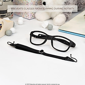 Geborilma Kids Glasses Strap - 1 Replacement Glass Bands for Kids Keep Glasses from Sliding - Glasses Lanyard Toddler, Baby