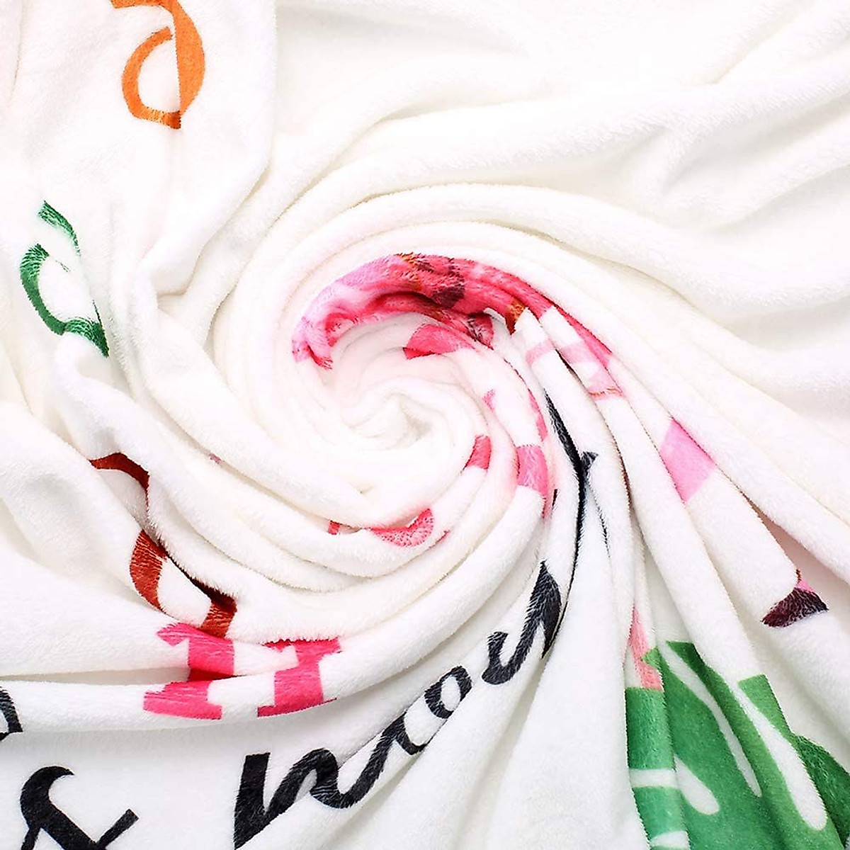 illikkuyax Baby Monthly Milestone Blanket, 40×60 Inches Infant First Year Pink Flamingo Milestone Blanket, Flannel Fleece, Photography Backdrop Photo Prop for Boy Girl