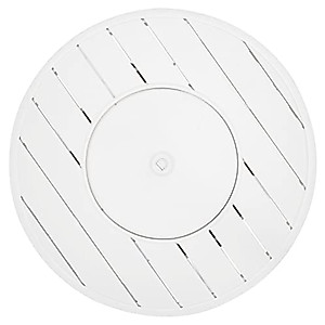 Signature Design by Ashley Outdoor Sundown Treasure Round Fire Pit Table, White