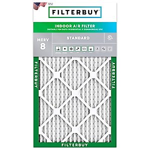 Filterbuy 14x30x1 Air Filter MERV 8 Dust Defense (1-Pack), Pleated HVAC AC Furnace Air Filters Replacement (Actual Size: 13.88 x 29.88 x 0.75 Inches)