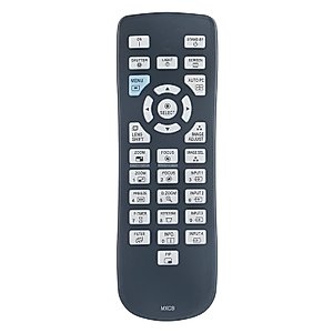 MXCB Replacement Remote fit for SANYO Projector PLC-WM5500 PLC-ZM5000CL PLC-ET30L PLC-HF10000L PLC-XP100L PLC-XP200L PLC-HF15000L PLC-HP7000L PLC-XM150 PLC-XM1500C PLC-XP2000CL