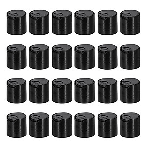 PATIKIL 28/410 Replacement Press Plastic Caps, 24pcs Dispensing Top Cover for Squeeze Shampoo and Lotion Bottles Lids