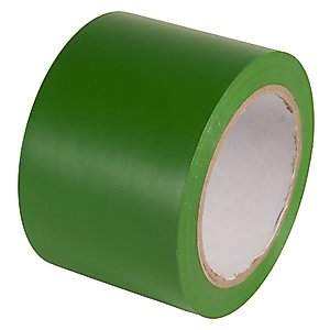 INCOM Manufacturing: PVC Vinyl Safety Aisle/Pipe Marking Conformable Durable Color Coding Abrasion Resistant Tape, 3 inch x 108 ft, Safety Green - Ideal for Walls, Floors, Equipment