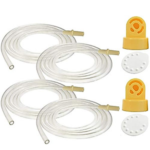Nenesupply Tubing Compatible with Medela Pump in Style Advanced Breastpump Replacement Parts for Medela Pump Parts Incl. Tubing Valves Membranes