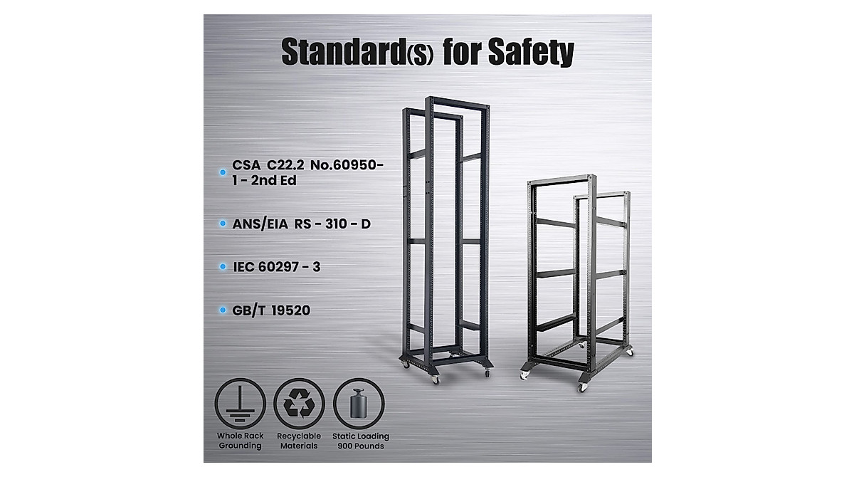 RAISING ELECTRONICS 25U Network Data IT Server Rack Series System 19 ...