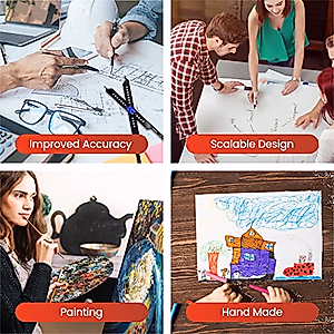 Accurasee Artist 11 Inch Proportional Divider - Upgraded Drawing Supplies & Drafting Tools - Adjustable Caliper & Subject Dividers for Art Drawing Tools