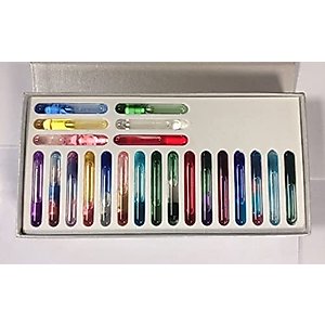 Aura Soma Light Beamer Pen Intermediate Set and 22 Bottle Colors was Developed to Focus The Aura-Soma Color Energies in The Subtle Energy Field by Aura Soma