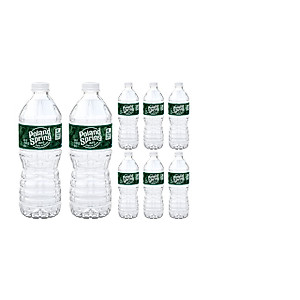 Poland Spring 100% Natural Spring Water, 16.9oz Bottle (Pack of 8) Total of 135.2 Fl Oz