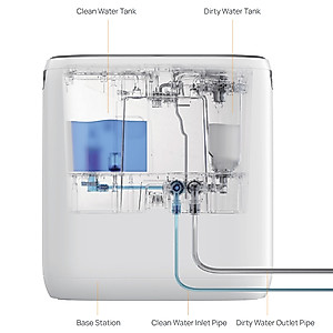 ZephyrHaoven Automatic Water Exchange System kit Refill and Drainage System Compatible with Narwal Freo X Ultra&Freo Dock Vacuum Cleaner Robot Accessories Robotics Spare Part
