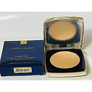 Estee Lauder Double Wear Stay-in-Place Matte Refillable Powder Foundation 4N1 Shell Beige, 0.42 oz/ 12 g