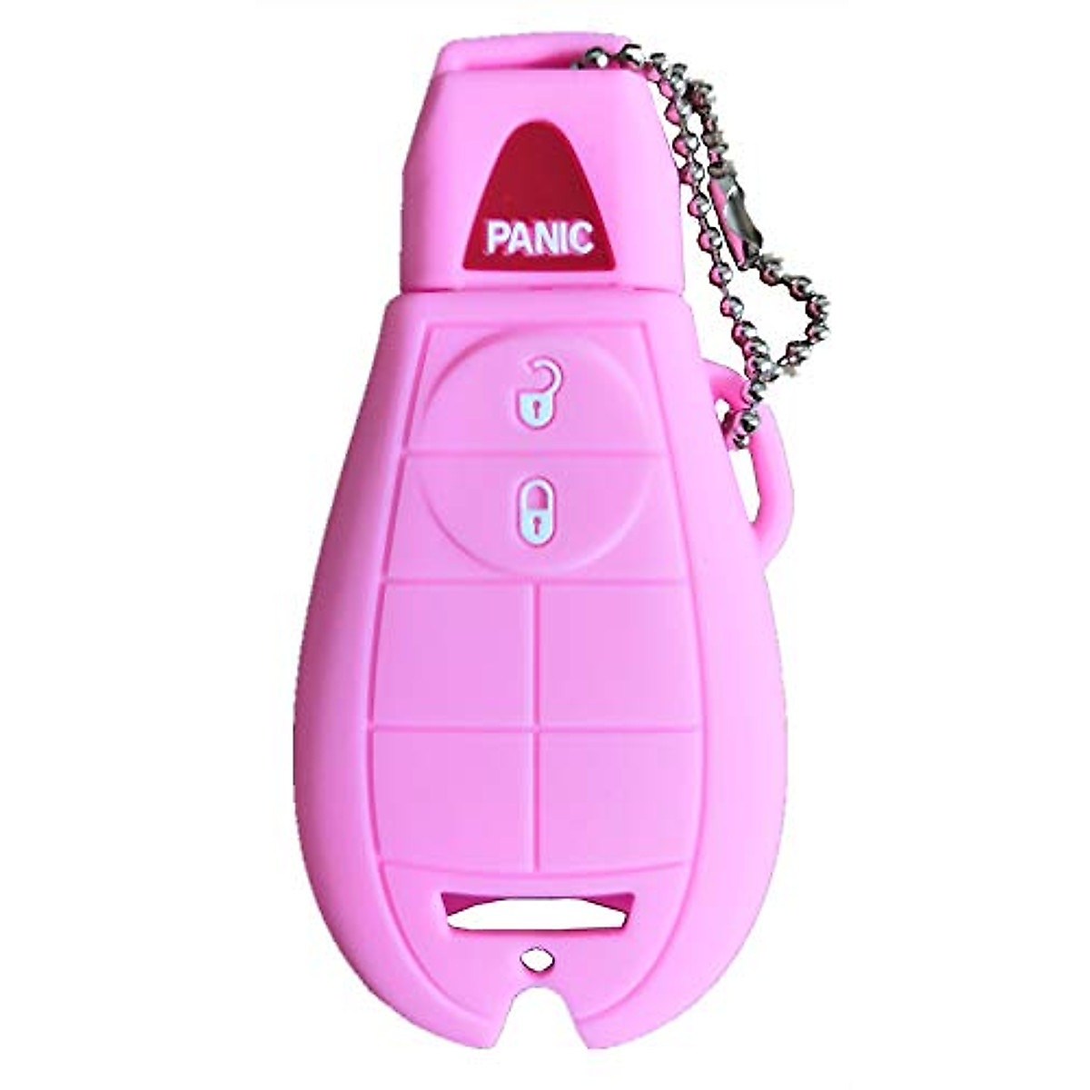 KAWIHEN Silicone Key Fob Cover Fit for Chrysler 300 Town & Country Dodge Challenger Charger Journey Magnum Durango Grand Caravan Ram M3N5WY783X IYZ-C01C