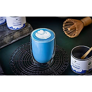 Ancient Choice - Blue Matcha (50 grams) | USDA Organic | Butterfly Pea Flower Powder Tea | Medium Grind | Sun-dried in Thailand | Non-GMO | No Plastic | Non-Plastic Packaging | Gourmet Superfood