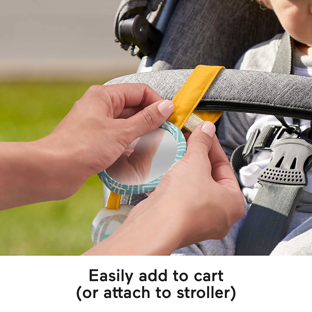 Fisher-Price Cutest Customer Activity Set, 3 Stroller-attaching Infant Toys for Travel