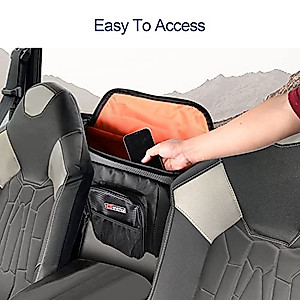 Hutexico For General 1000 Storage Accessories, Behind Seat Bag Center Seat Shoulder Bag Gear Bag UTV Storage Bag For Polaris General 1000/1000-4 / XP 1000 / XP 4 1000 2016-2023 (Black)