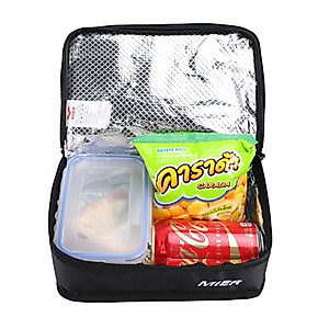 MIER Portable Thermal Insulated Cooler Bag Mini Lunch Bag for Kids