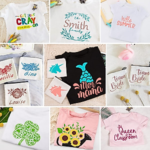 Gatichetta Coral Heat Transfer Vinyl Roll, Peach Iron on HTV 12" x 6FT, Smooth PU HTV for T-Shirts, Fabris, DIY Designs