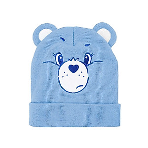 FUN.COM Grumpy Bear Knit Hat Standard Blue