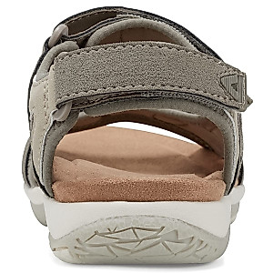 Earth Origins Women's Skylar Sandal, Light Grey, 6.5 M US