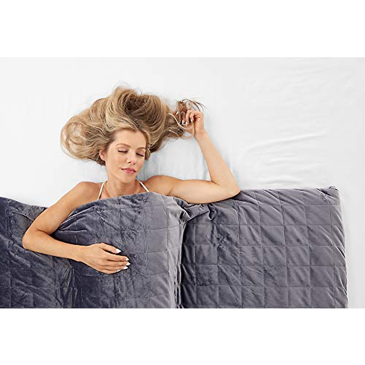 Sharper Image The Most Luxurious Stress Relieving Weighted Blanket - 5 lbs. - Tan