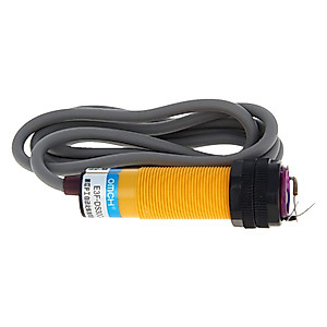Fielect Photoelectric Sensors Diffuse Reflection Photoelectric Sensor Switch 300MA Detection Distance 30cm 3 Wires E3F-DS30C4 1pcs