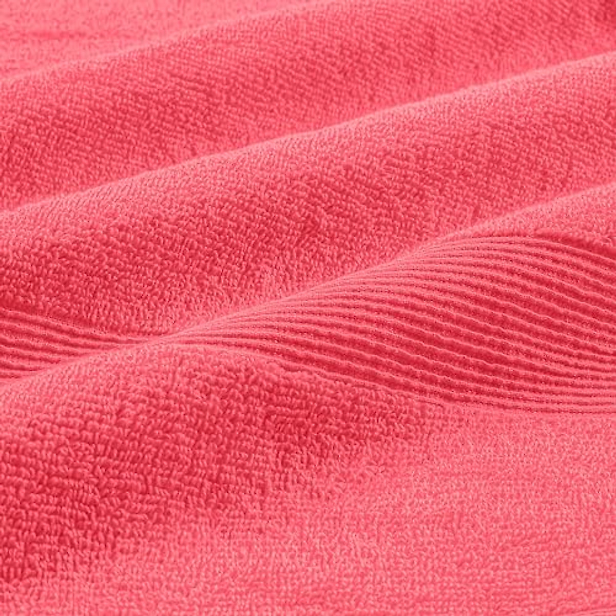 Belizzi Home 8 Piece Towel Set 100% Ring Spun Cotton, 2 Bath Towels 27x54, 2 Hand Towels 16x28 and 4 Washcloths 13x13 - Ultra Soft Highly Absorbent Machine Washable Hotel Spa Quality - Coral Orange