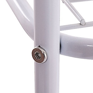 Tangkula 3-Tier Toilet Shelf Bathroom Space Saver Chrome Over The Toilet Shelf Organizer Multi-Layer Classic Design Metal Frame Study Waterproof Free Standing Bathroom Shelves (68" H)