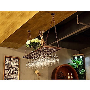 Wine Racks Metal Creative Home Bar 、 Wine Rack Hanging Glass Holder、Wine Glass Rack, Shelf Wine Glass Holder,Wine Glass Rack, Wine Glass Rack, Champagne Glass Rack,Glassware Rack