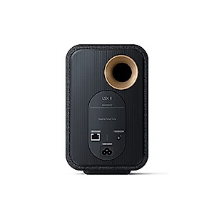 KEF LSX II Wireless HiFi Speaker System (Carbon Black)