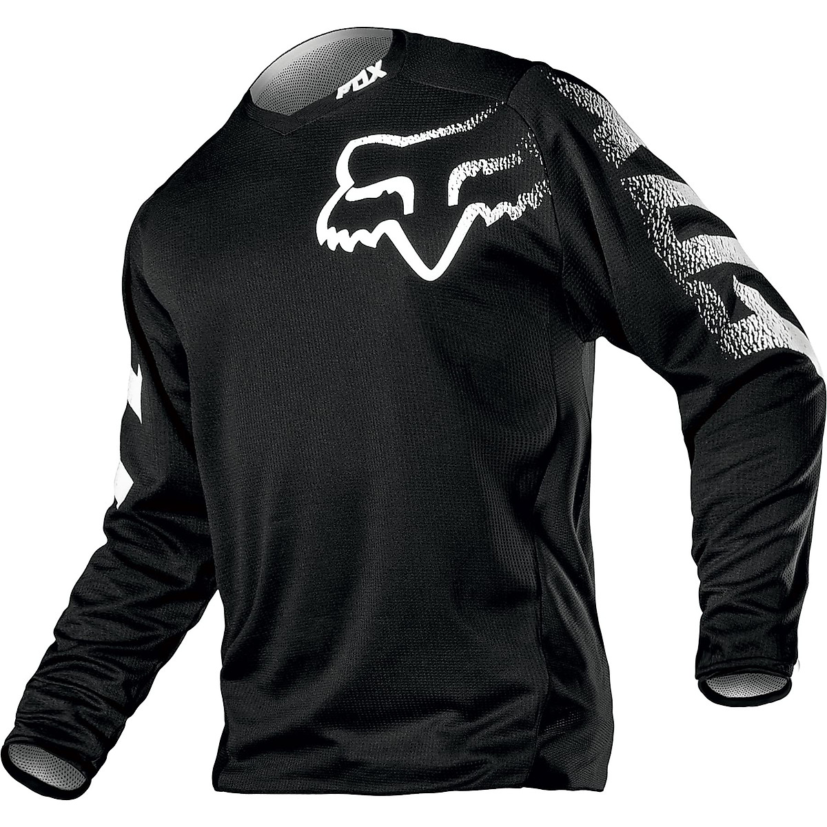 Fox Racing boys Youth Blackout Motocross Jersey Shirt, Black, Medium US