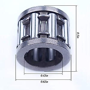 Mtanlo 3/8 Clutch Drum Rim Sprocket Needle Bearing Kit for Stihl 044 046 MS440 MS460 MS461 MS441 MS361 MS362 MS362C Chainsaw # 1128 007 1000