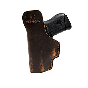 Muddy River Tactical Smith and Wesson SD 9/40 VE - Soft Sided Leather Inside The Waistband (IWB) Concealed Carry Holster- IWB Holster (Right Handed)