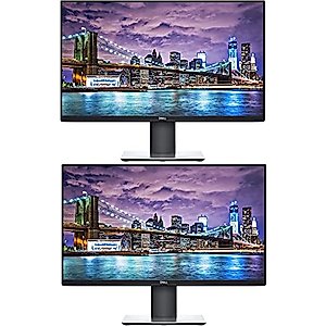 Dell 2019 P2719H 27 Inch Full HD (1920 x 1080) IPS LED-Backlit Monitor 2-Pack with USB, HDMI, VGA, and DisplayPort, (NOT The P2722H Model)